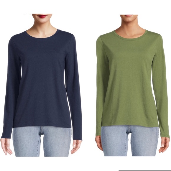 Time and Tru | Tops | Time And Tru Long Sleeve Shirts | Poshmark